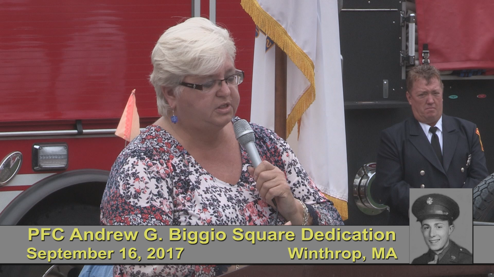 PFC Andrew G. Biggio Square Dedication, 9/16/17